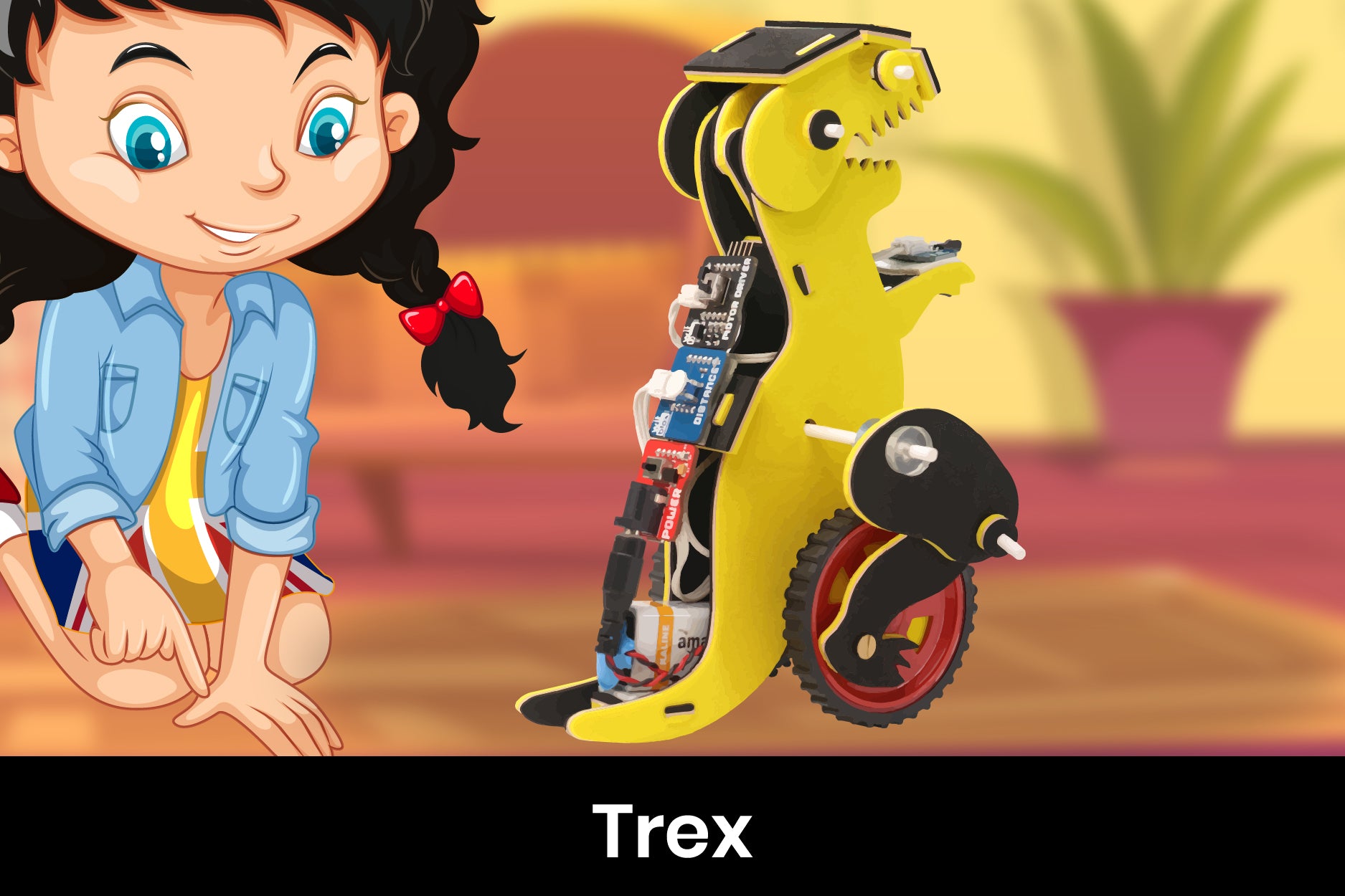 Follow Me T Rex – WitBlox