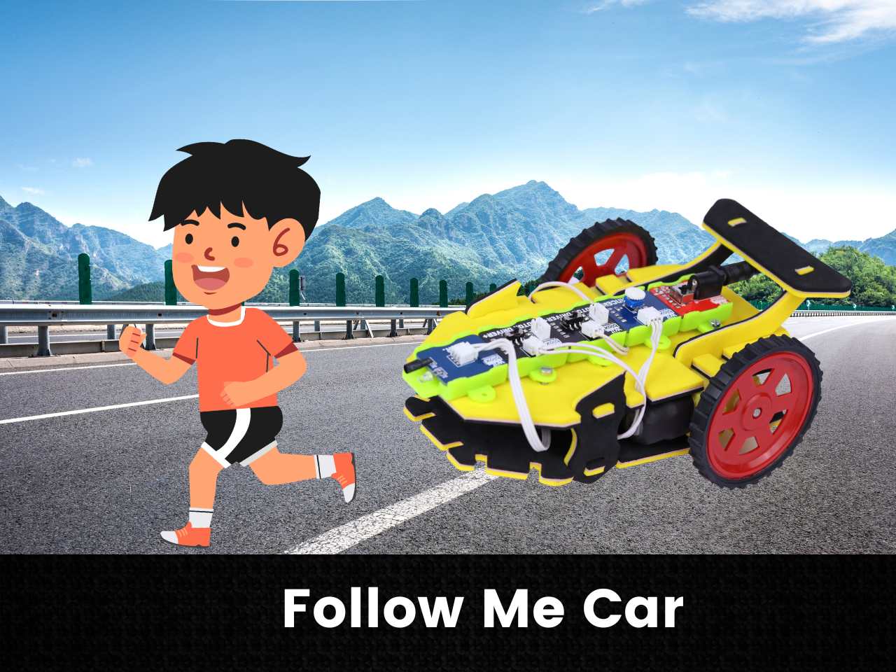 Follow Me Car(Foam Sheet) – WitBlox
