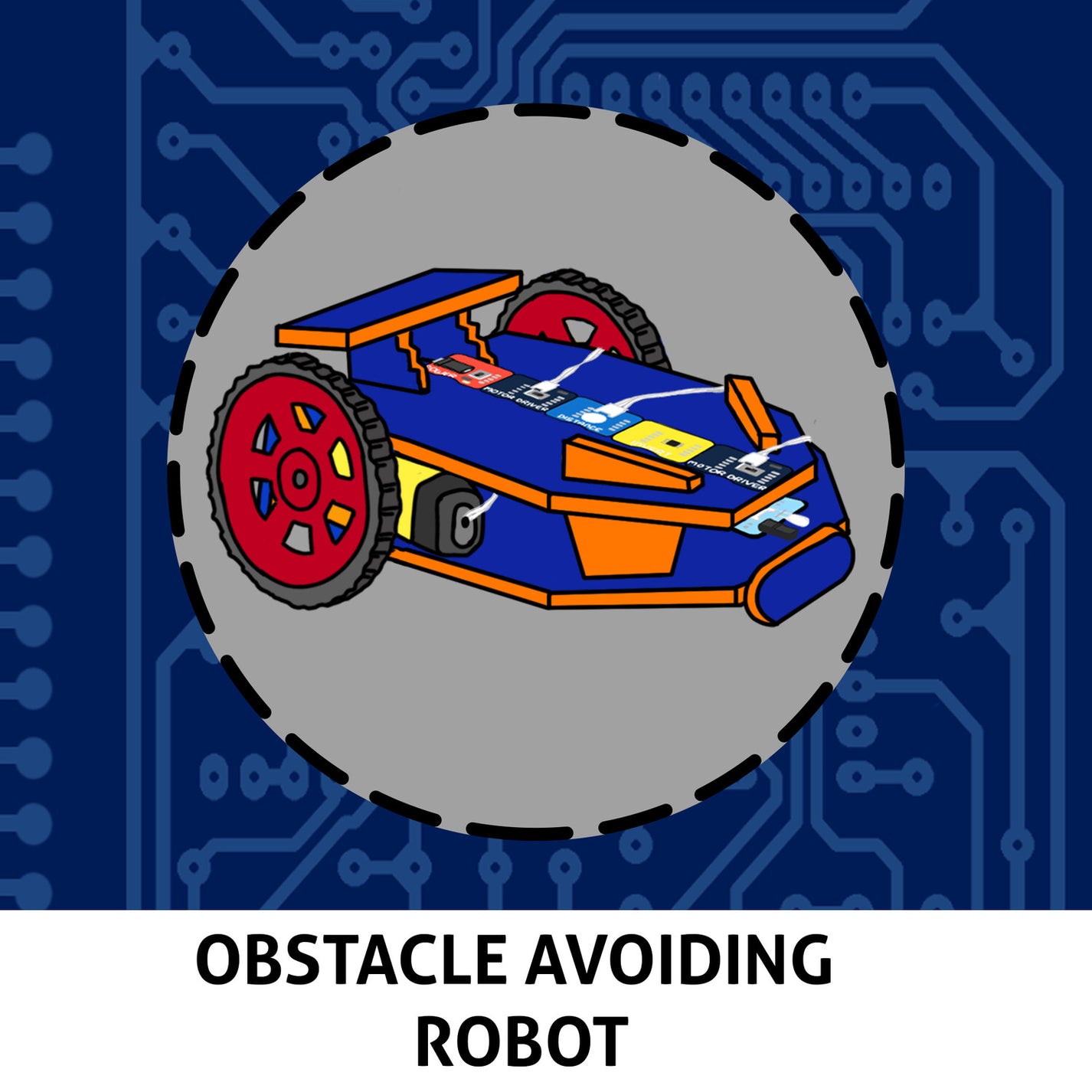 Obstacle Avoiding Robot(Project Sheet and Accessories) – WitBlox