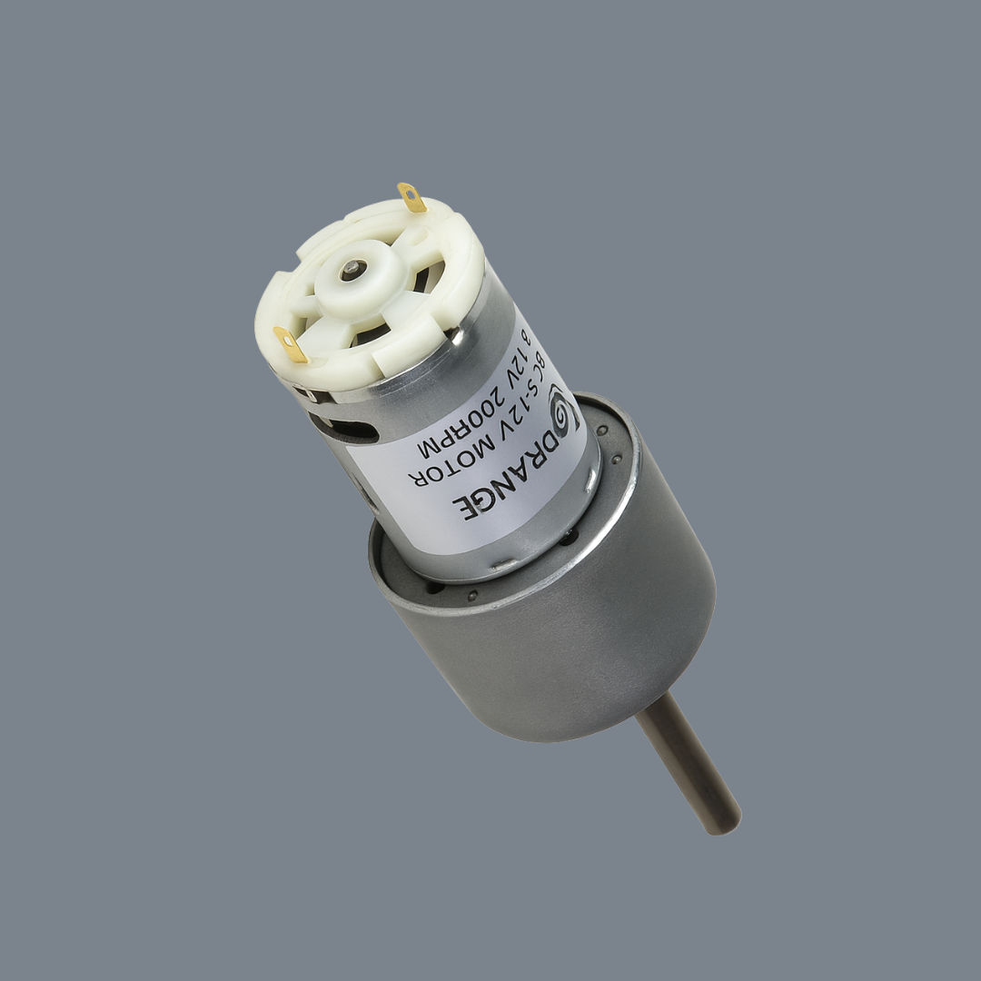 12V 200 RPM Geared DC Motor – WitBlox