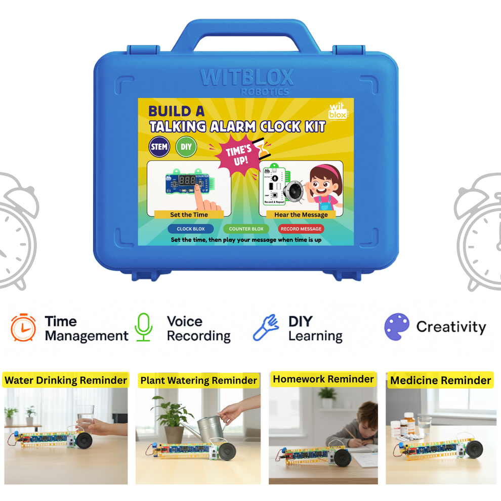WitBlox Talking Alarm Clock Kit