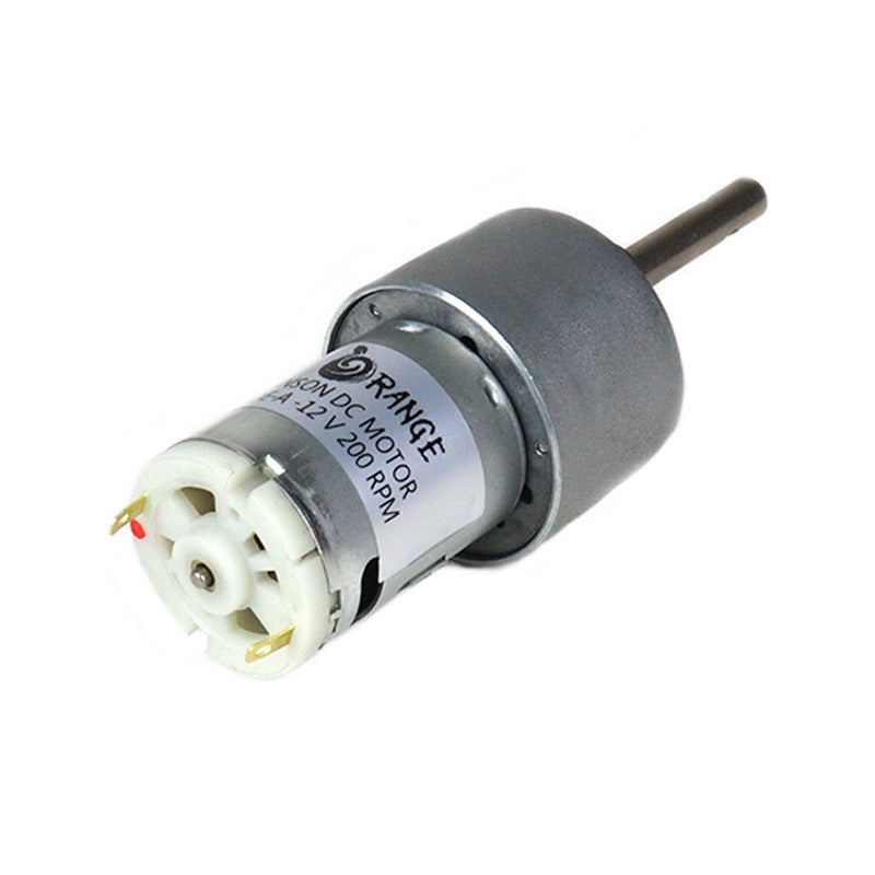 12V 200 RPM Geared DC Motor – WitBlox
