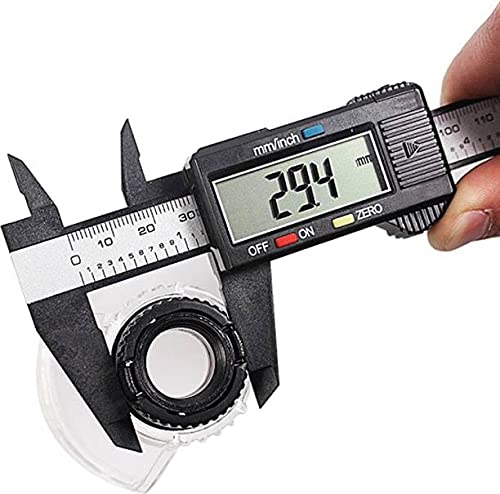 Electronic Carbon Fiber Composites Digital Vernier Caliper with LED Sc ...
